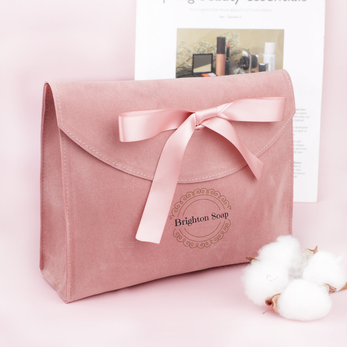 Fashion Multi-Color Custom Cosmetic Perfume Bow Velvet Bag – Lionwrapack